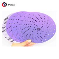 China Round PET Film Zirconia Sanding Disc 150mm 240 Grit for Auto Body Work for sale