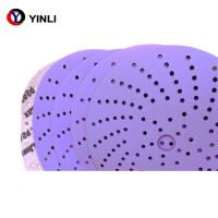China 6 Inch Zirconia Sanding Disc 80 Grit Multihole Hook and Loop for Metal Polishing for sale