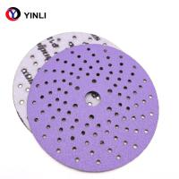 China 6 Inch Zirconia Sanding Disc 80 Grit Multihole Hook and Loop for Metal Polishing for sale