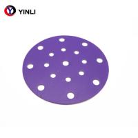 China Multihole Resin Bonded Zirconia Sanding Disc 5 inch 100pcs for Car Polishing for sale
