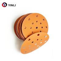 China Self Adhesive 6 Inch Round Ceramic Sanding Discs 150mm Abrasive Sandpaper 60-2000 Grit for sale