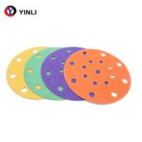 China Ceramic 6 Inch 600 Grit Sanding Disc 17 Holes for Polishing Furniture for sale