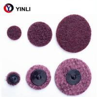 China TR Backing Coarse 3 Inch Quick Change Sanding Disc For Metal for sale