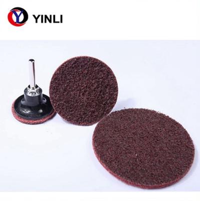 China 2 Inch 50mm Quick Change Sanding Discs Non Woven for Die Grinder Holder 3 Grits for sale