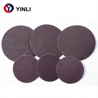 China Aluminum Oxide Quick Change Sanding Discs 2 Inch 80 Grit Roll Lock Abrasive Discs for sale