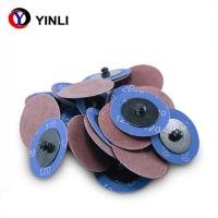 China 220 Grit Silicon Carbide Quick Change Sanding Discs 2 Inch Roll Lock for Polishing for sale