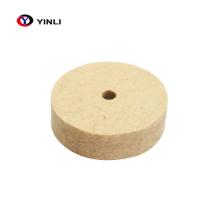 China Wear Resistant Wool Felt Polishing Wheel 150mm Diameter 2850RPM for Metal Glass for sale