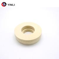China 100% Wool Felt Polishing Wheel 4 Inch Soft Buffing Disc for Glass Metal 100mm for sale