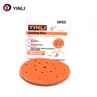 China Round Orange 800 Grit Ceramic Sanding Disc For Polishing for sale