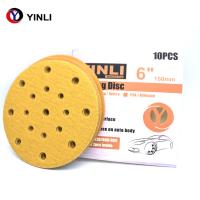 China 6 Inch 150mm Sandpaper Set 20 to 600 Grit for Automotive Metal Polishing for sale