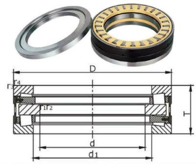 China 829994/351301C Tapered roller thrust bearing,double direction for sale