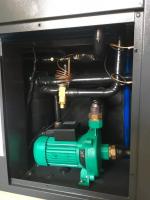 China Horizontal fan 19 KW air source heat pump water heater; built-in water pump for sale