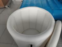 China Portable Vertical Round Ice Bath Barrel Outdoor Cold Plunge Tub for sale