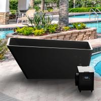 China Freestanding Acrylic Cold Plunge Tub Chiller 0.8/1/2HP Uv Disinfection For Adult for sale