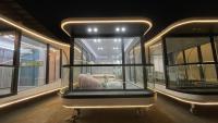 China Prefab Contemporary Garden Office Pod Tiny Garden Office Cube UV Resistant for sale