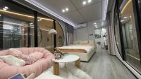 China Custom Outdoor Office Pod Airship Pod Capsule Waterproof With Stainless Steel Material for sale