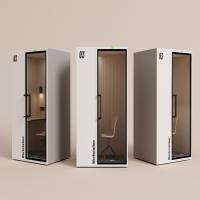 China Modern Soundproof Office Pod Noise Reduction Customizable Meeting Work Single Booth for sale