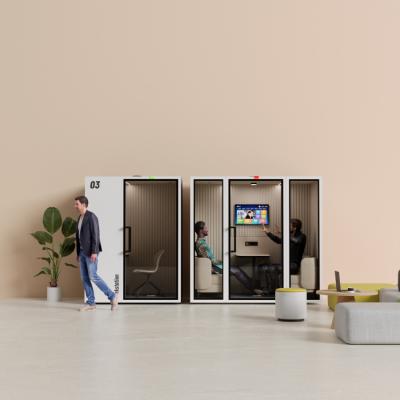 China Customizable Freestanding Sound Proof Meeting Pods Soundproof Home Office Pod for sale