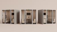 China Customizable Freestanding Sound Proof Meeting Pods Soundproof Home Office Pod for sale