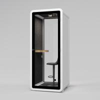 China Portable Acoustic Meeting Pods White With Aluminum Frame Material for sale