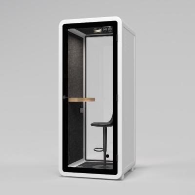 China Portable Acoustic Meeting Pods White With Aluminum Frame Material for sale