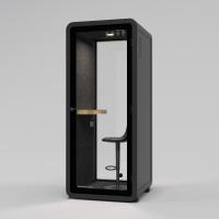 China Movable Modular Soundproof Call Booth Soundproof Booth Office With Air Ventilation System for sale