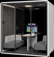 China Mobile Easy Installation Acoustic Meeting Booths Office Soundproof Pods for sale