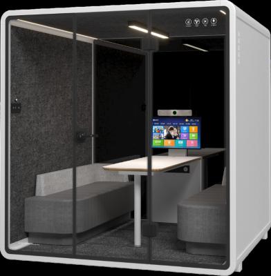 China Extra Large Size Soundproof Office Pod 4 Seater Standard ISO9001 for sale