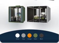China Customized Soundproof Office Pod Adjustable With Sleek Design for sale