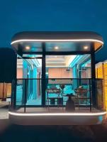 China Outdoor Office Pod designed with noise reduction technology and climate control systems to maintain comfort and concentration outdoors for sale