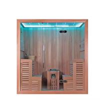 China Infrared Steam Sauna Rooms 4 People Combination With Aluminum Frame for sale