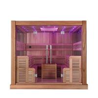 China Home Multi Person Steam Sauna Rooms Durable With Electric Stove for sale