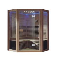 China Wooden Soundproof Spa Sauna Steam Room Finnish Steam Room 1-6 People for sale