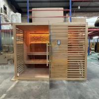 China Salt Therapy Steam Sauna Rooms Square Eco Friendly With Easy Installation for sale
