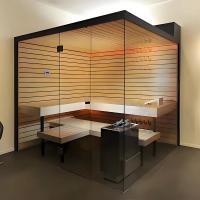 China Indoor 6 Persons Outdoor Steam Shower Room Steam Sauna Cabinet With Air Circulation Fan for sale