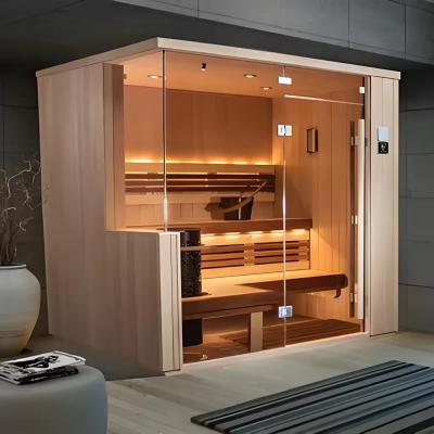 China 3 Person Steam Sauna Rooms Easy Installation With Modern Design for sale