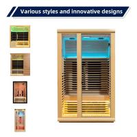 China 6 X 6 X 7 Rectangular Outdoor Wooden Steam Sauna Cabin Offering Spacious Interior and Steam Distribution for Maximum Comfort for sale