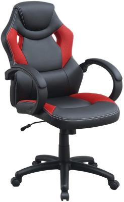 China Wholesale Popular Design Comfortable Red Racing Office Chair With Wheels for sale