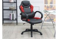 China Wholesale Popular Design Comfortable Red Racing Office Chair With Wheels for sale