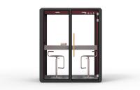 China 2 Person Office Soundproof Phone Booth Quality Office Meeting Phone Booth Acoustic Pod for sale