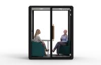 China 2 Person Office Soundproof Phone Booth Quality Office Meeting Phone Booth Acoustic Pod for sale