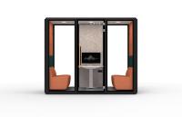 China Hot Selling 6 people  Cheap Prefabricated Soundproof Outdoor Residential Mobile Chatting Office Pod for sale