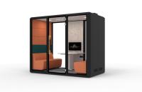 China Hot Selling 6 people  Cheap Prefabricated Soundproof Outdoor Residential Mobile Chatting Office Pod for sale