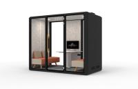 China Hot Selling 6 people  Cheap Prefabricated Soundproof Outdoor Residential Mobile Chatting Office Pod for sale
