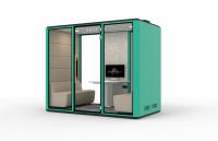 China Hot Selling 6 people  Cheap Prefabricated Soundproof Outdoor Residential Mobile Chatting Office Pod for sale