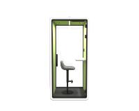 China Color Customizable Options Soundproofed Workspace Equipped with Glass Door Providing Privacy and Acoustic Comfort for sale