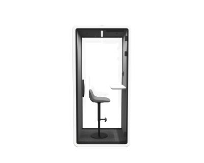 China Color Customizable Options Soundproofed Workspace Equipped with Glass Door Providing Privacy and Acoustic Comfort for sale