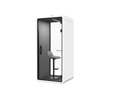 China single person Office Acoustic Meeting Pods Sound Insulation Office Silent Booth for sale