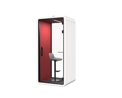 China single person Office Acoustic Meeting Pods Sound Insulation Office Silent Booth for sale