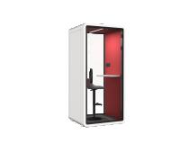 China single person Office Acoustic Meeting Pods Sound Insulation Office Silent Booth for sale